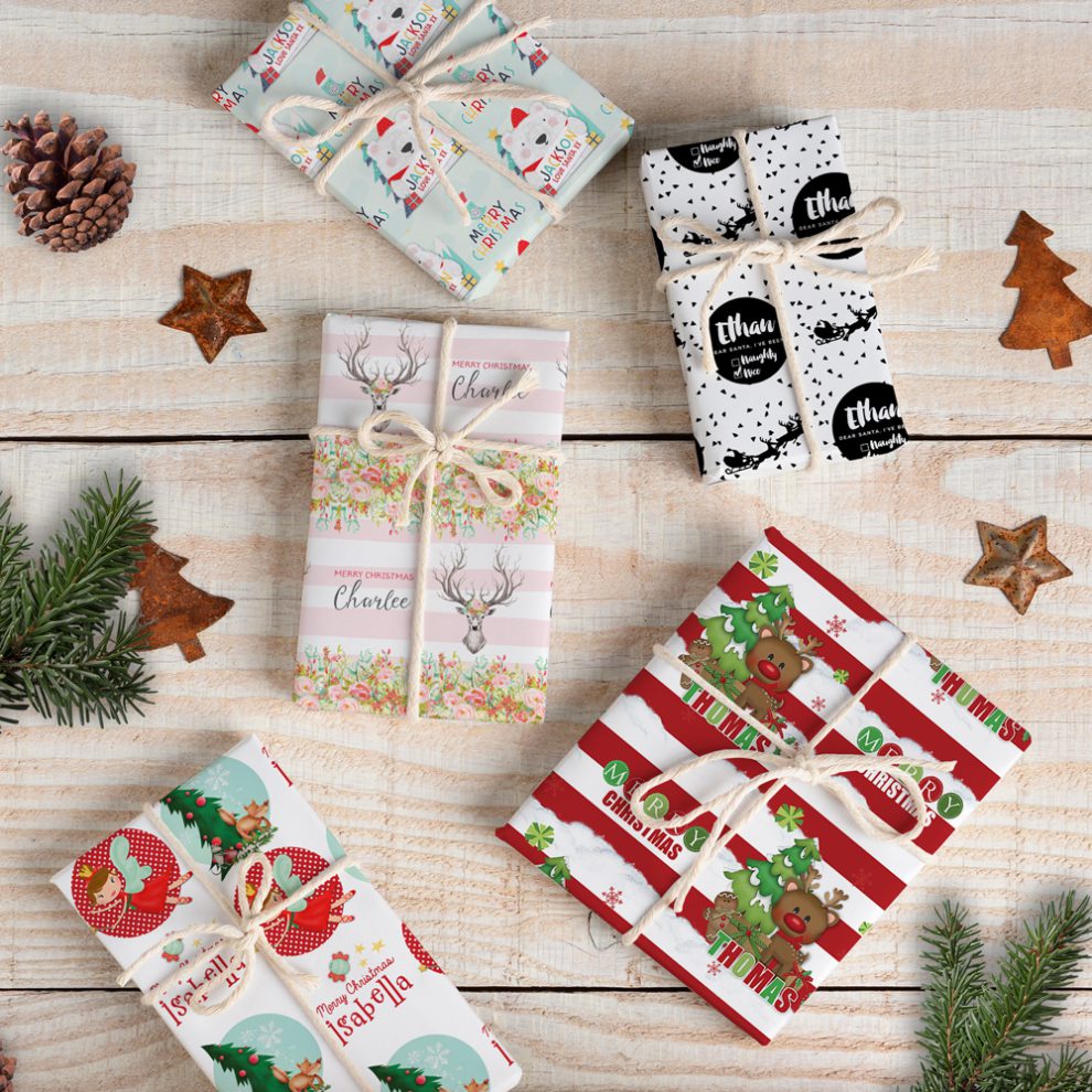 Ink and Fold Custom Wrapping Paper + Gifts 🎁